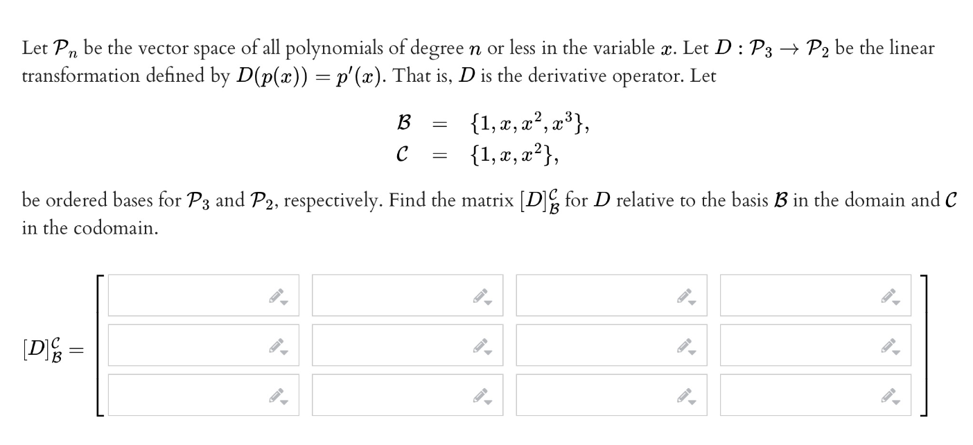 Solved Let Pn be the vector space of all polynomials of | Chegg.com