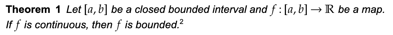 Solved Prove that if h is continuous, then h is bounded and | Chegg.com