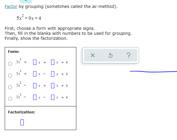 Solved Factor by grouping (sometimes called the ac-method). | Chegg.com