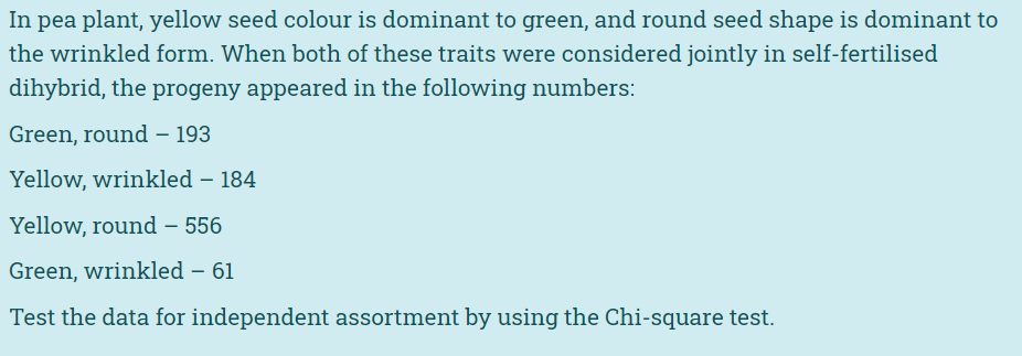 Solved In pea plant, yellow seed colour is dominant to | Chegg.com