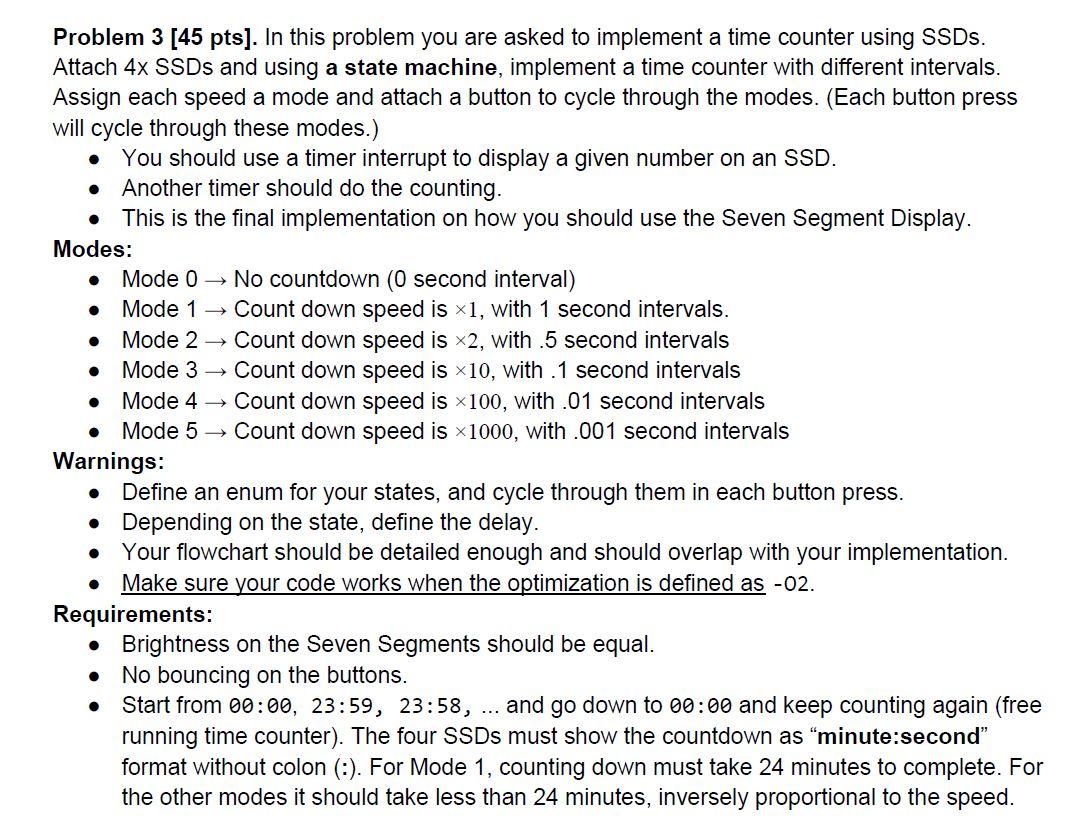 Problem 3 [45 pts). In this problem you are asked | Chegg.com