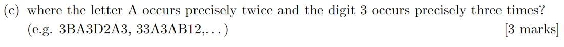 Solved 3. How many sequences consisting of 4 (uppercase) | Chegg.com
