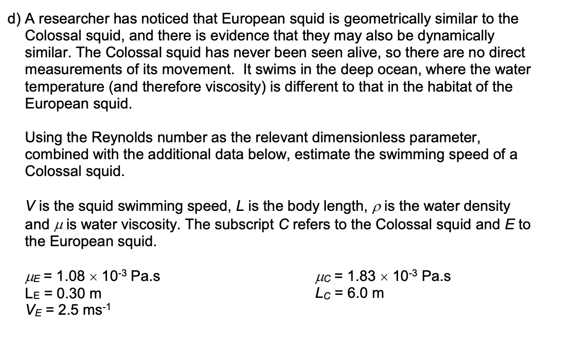 8. Squid move using jet propulsion, taking water into | Chegg.com