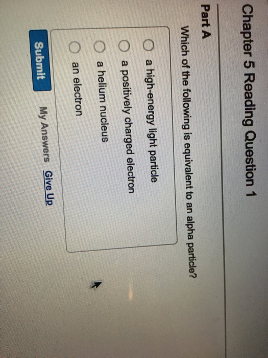 Solved Which of the following is equivalent to an alpha | Chegg.com