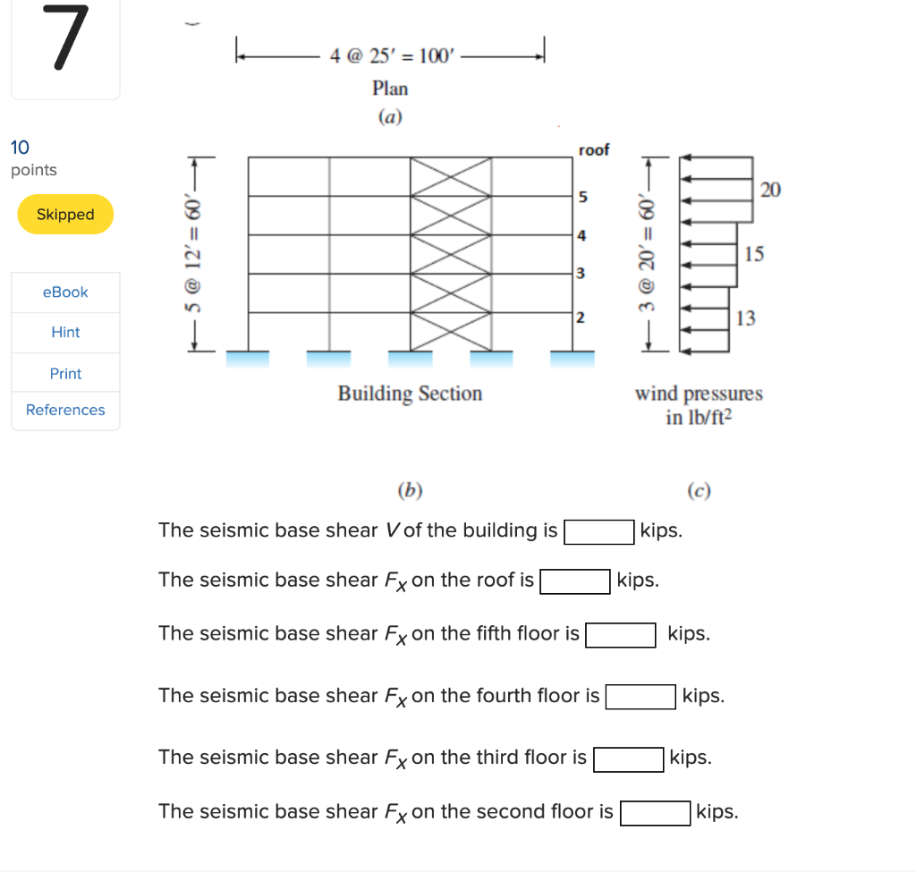 Solved 7 Consider the five-story building shown in the | Chegg.com
