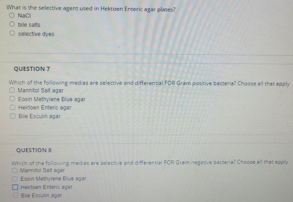 Solved Which of the following are examples of selective | Chegg.com