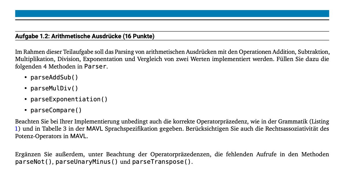 Solved As part of this subtask, the parsing of arithmetic | Chegg.com