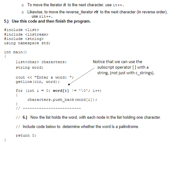 Solved Complete the program below. 1.) First the user is | Chegg.com