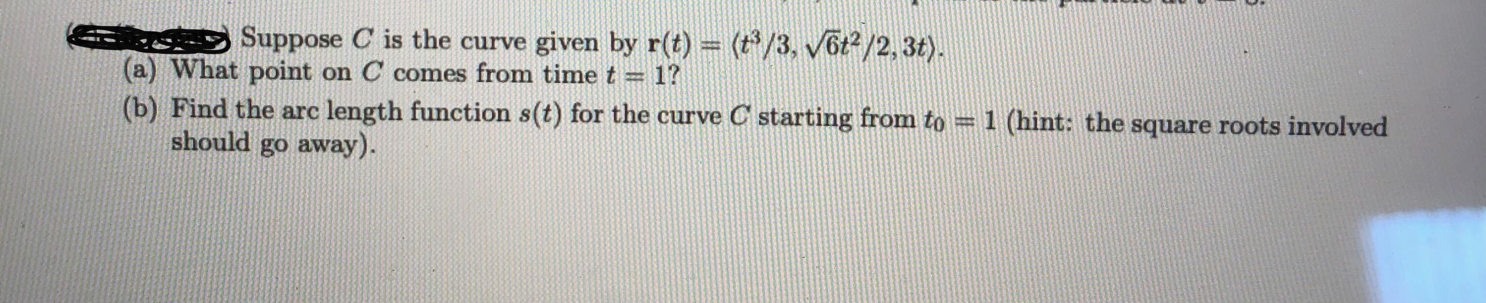 Solved ⇒ Suppose C is the curve given by | Chegg.com