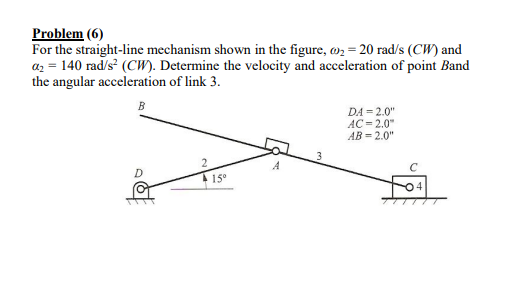 Solved using graphical approach: acceleration diagrams the | Chegg.com
