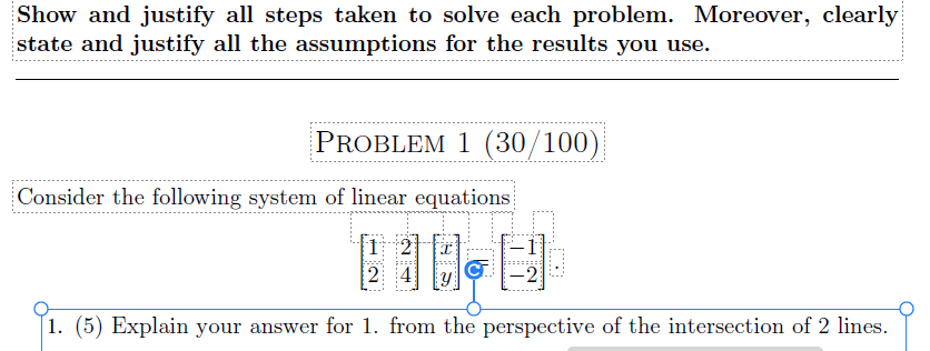 Show and justify all steps taken to solve each | Chegg.com