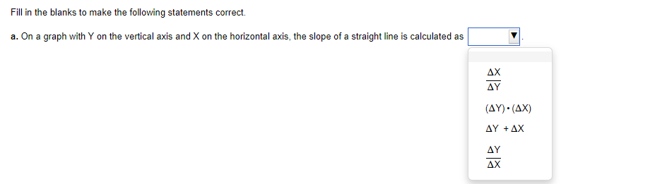 Solved Fill in the blanks to make the following statements | Chegg.com