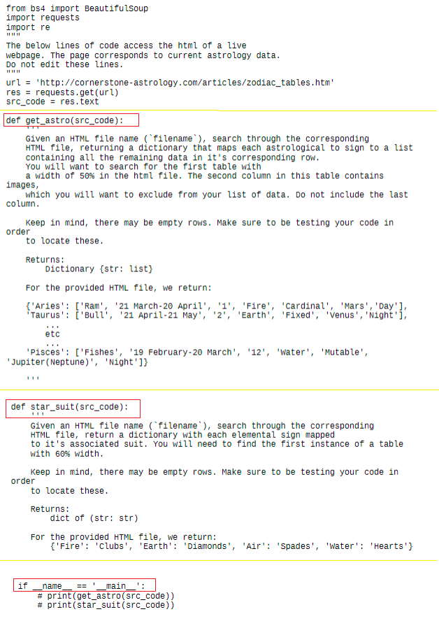 Solved from bs4 import Beautifulsoup import requests import | Chegg.com
