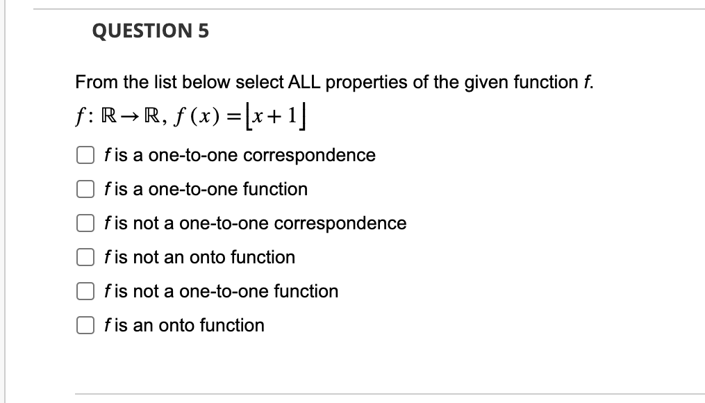 Solved From the list below select ALL properties of the | Chegg.com
