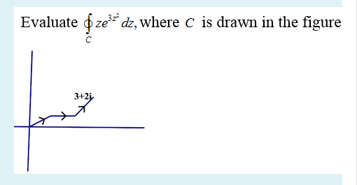 Solved Evaluate f ze dz, where c is drawn in the figure с | Chegg.com