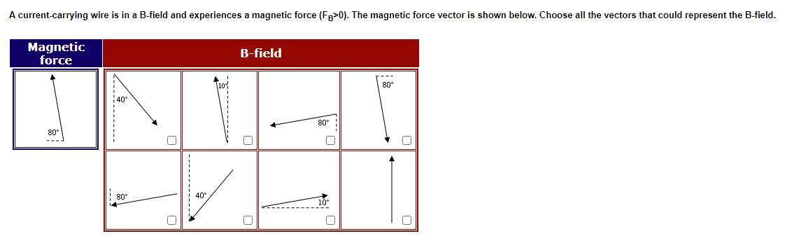 Solved A current-carrying wire is in a B-field and | Chegg.com
