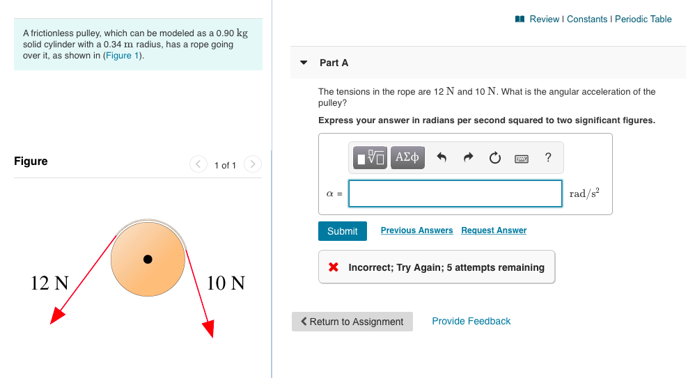 Solved Review Constants 1 Periodic Table A frictionless | Chegg.com