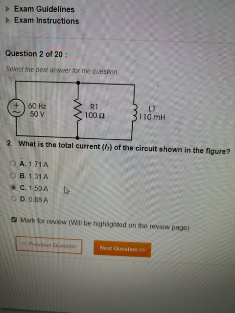 Solved 2. What is the total current (r) of the circuit shown | Chegg.com