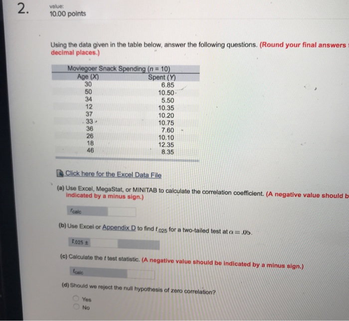 Solved PLEASE HIGHLIGHT ANSWERS (End Results | Chegg.com