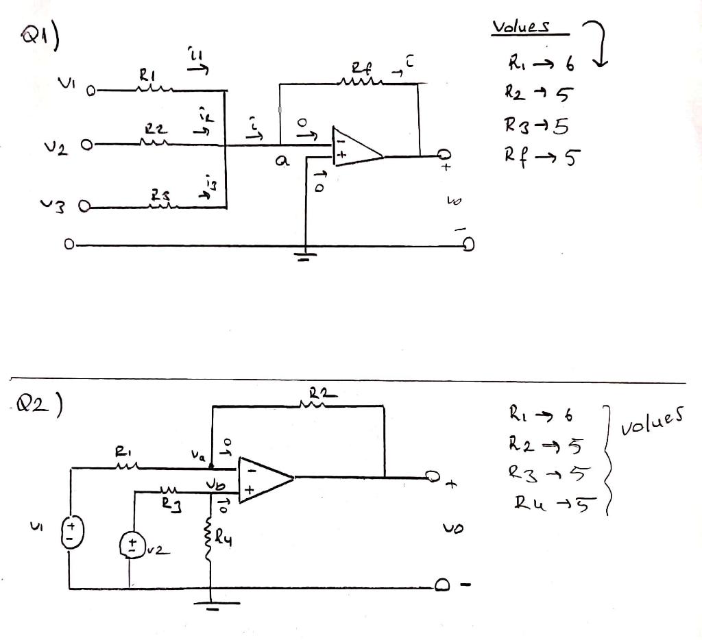 Solved These are "Basic Operational Amplifiers" | Chegg.com