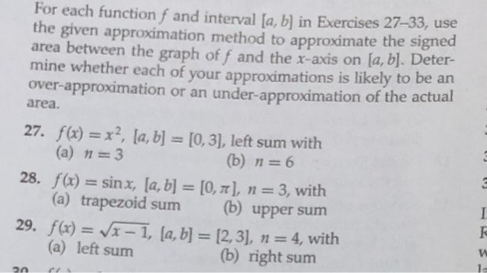 Solved For each function f and interval [a,b] use the given | Chegg.com