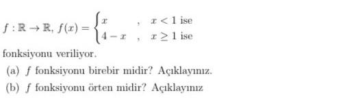 f:R→R,f(x)={x4−x,,x f:R→R,f(x)={x4−x,,x