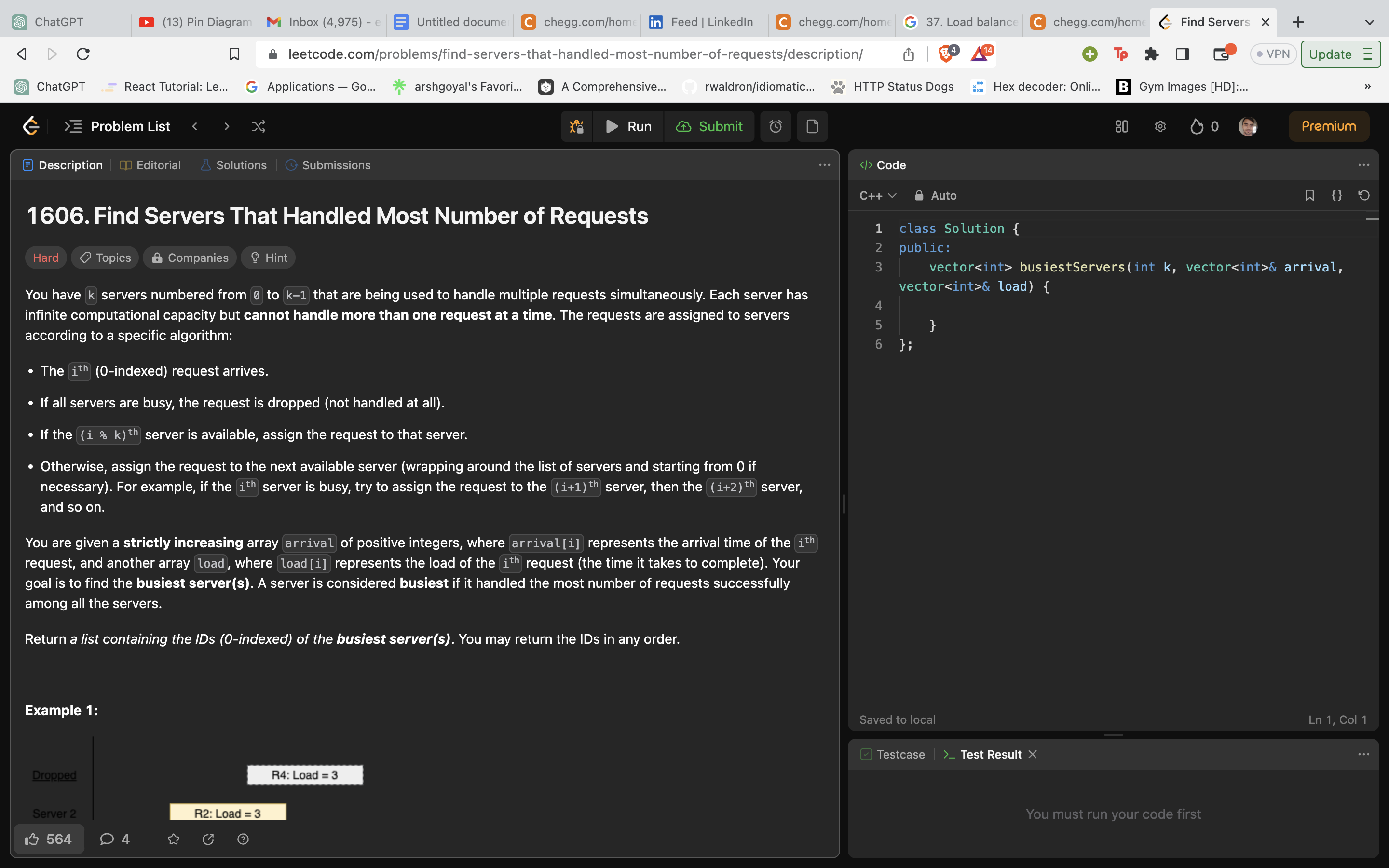 Solved Find Servers That Handled Most Number of RequestsYou | Chegg.com