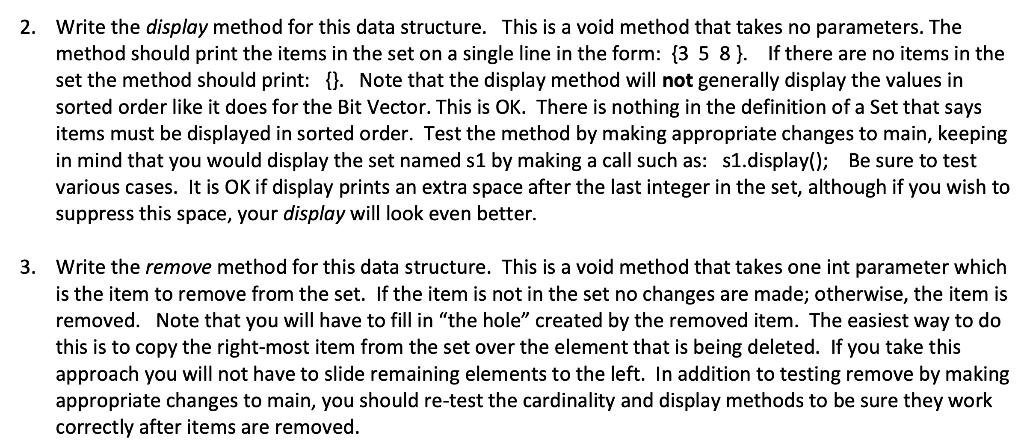 Solved - Solve in C++ The Data Structure is an Array of Ints | Chegg.com