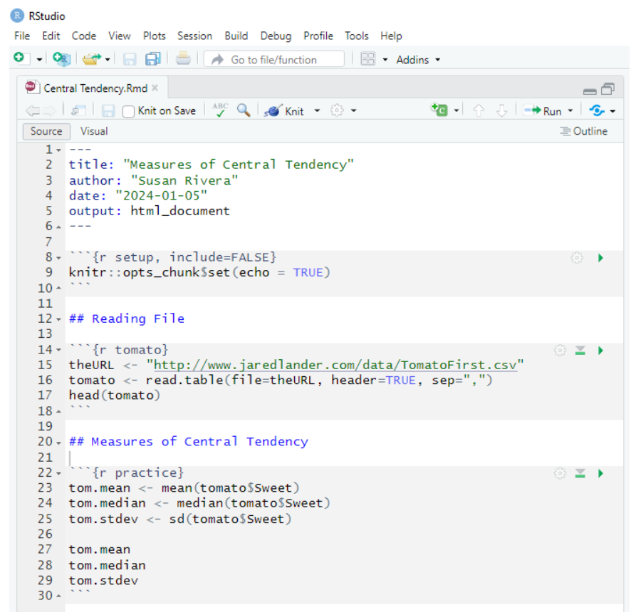 Solved AssignmentLet's try calculating mean, median, and | Chegg.com