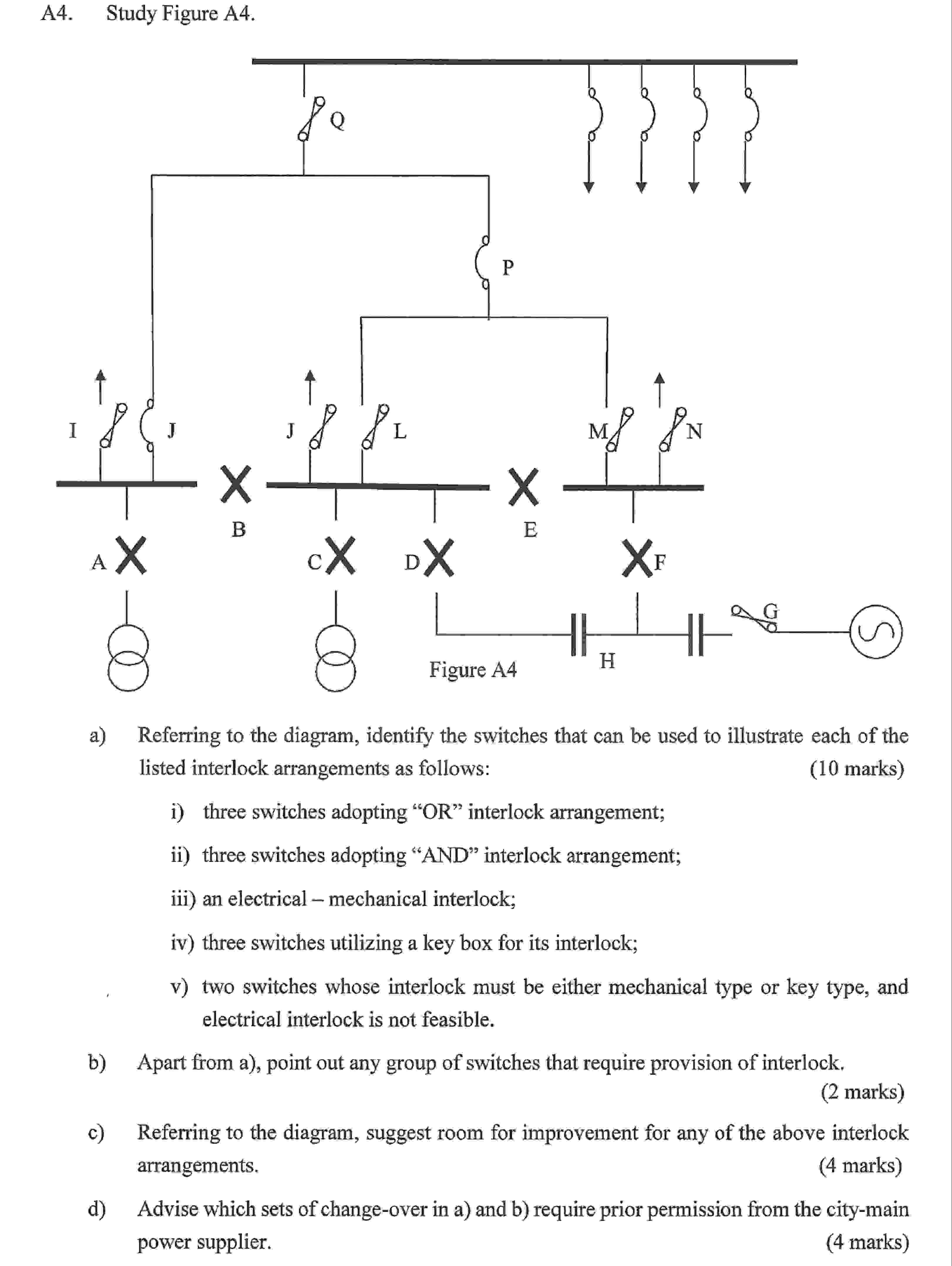 Solved A4. ﻿Study Figure A4.a) ﻿Referring to the diagram, | Chegg.com