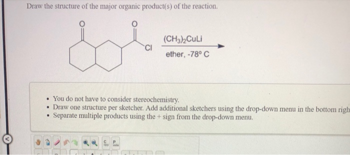 Solved Draw The Structure Of The Major Organic Product S Of Chegg