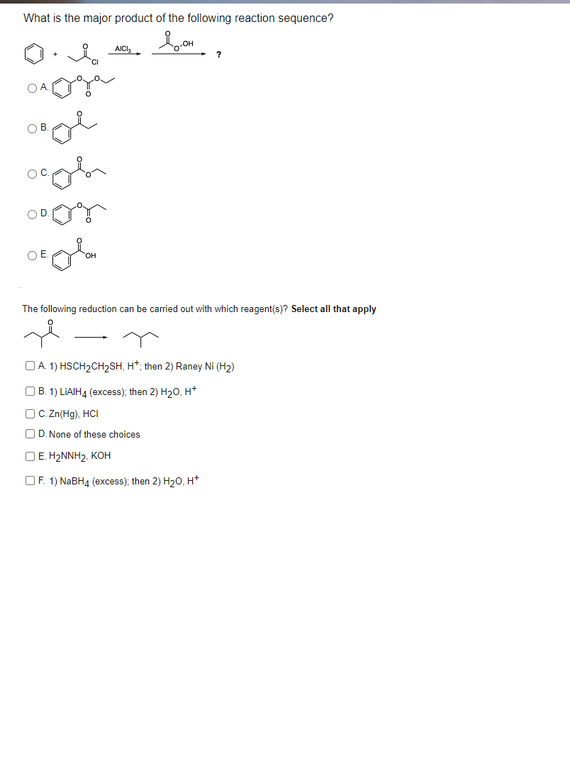 Solved What is the major product of the following reaction | Chegg.com