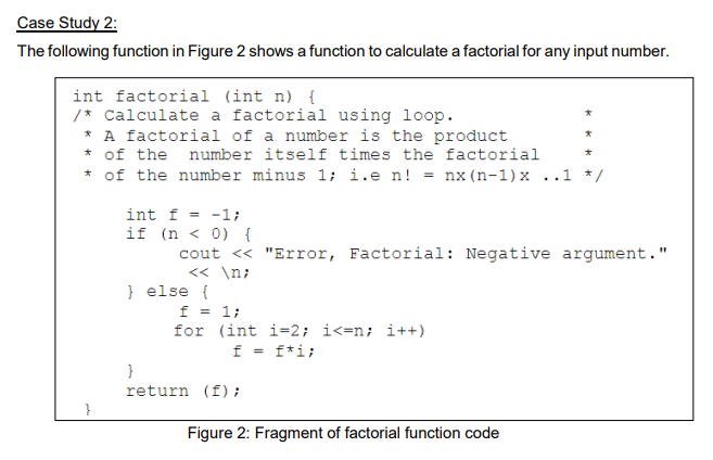 Solved Case Study 2: The following function in Figure 2 | Chegg.com