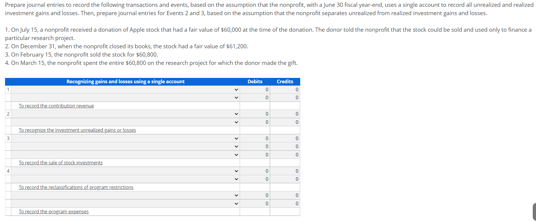 Solved Prepare journal entries to record the following | Chegg.com