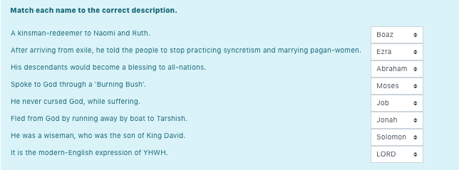 Solved Match each name to the correct description. A | Chegg.com