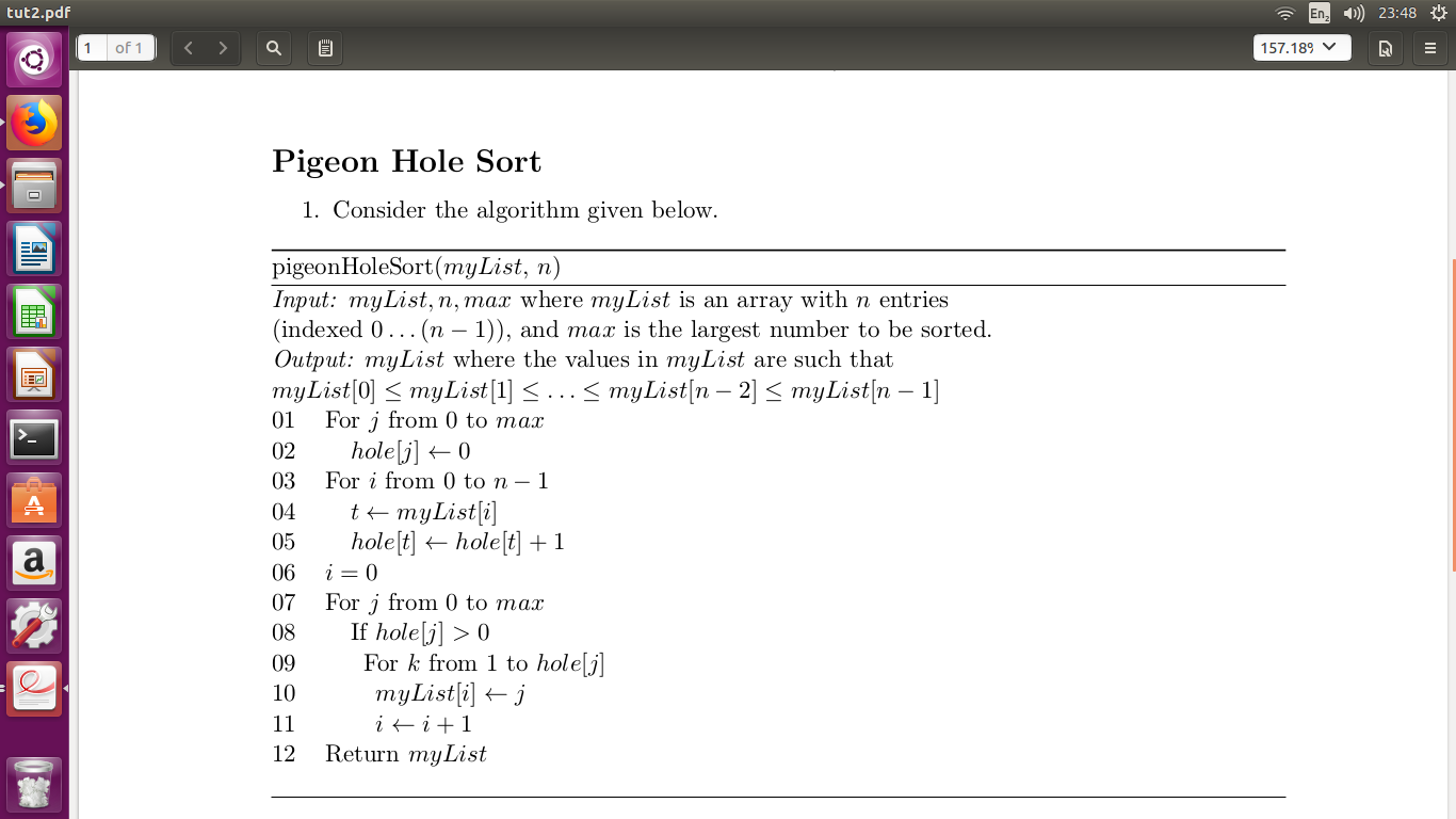 Solved tut2.pdf 1 of 1 Q @ En, 0)) 23:48 157.189 v B E | Chegg.com
