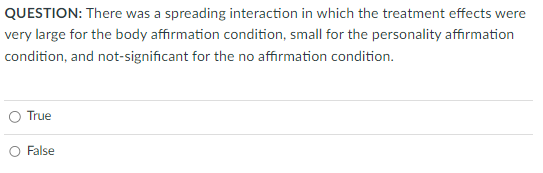 Solved RESULTS: Pasted below are the results for affirmation | Chegg.com