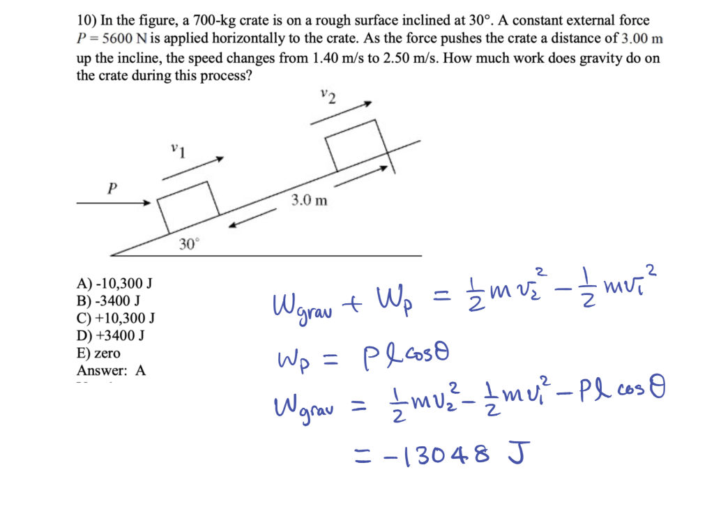 Solved 31) In the figure, a 900-kg crate is on a rough | Chegg.com