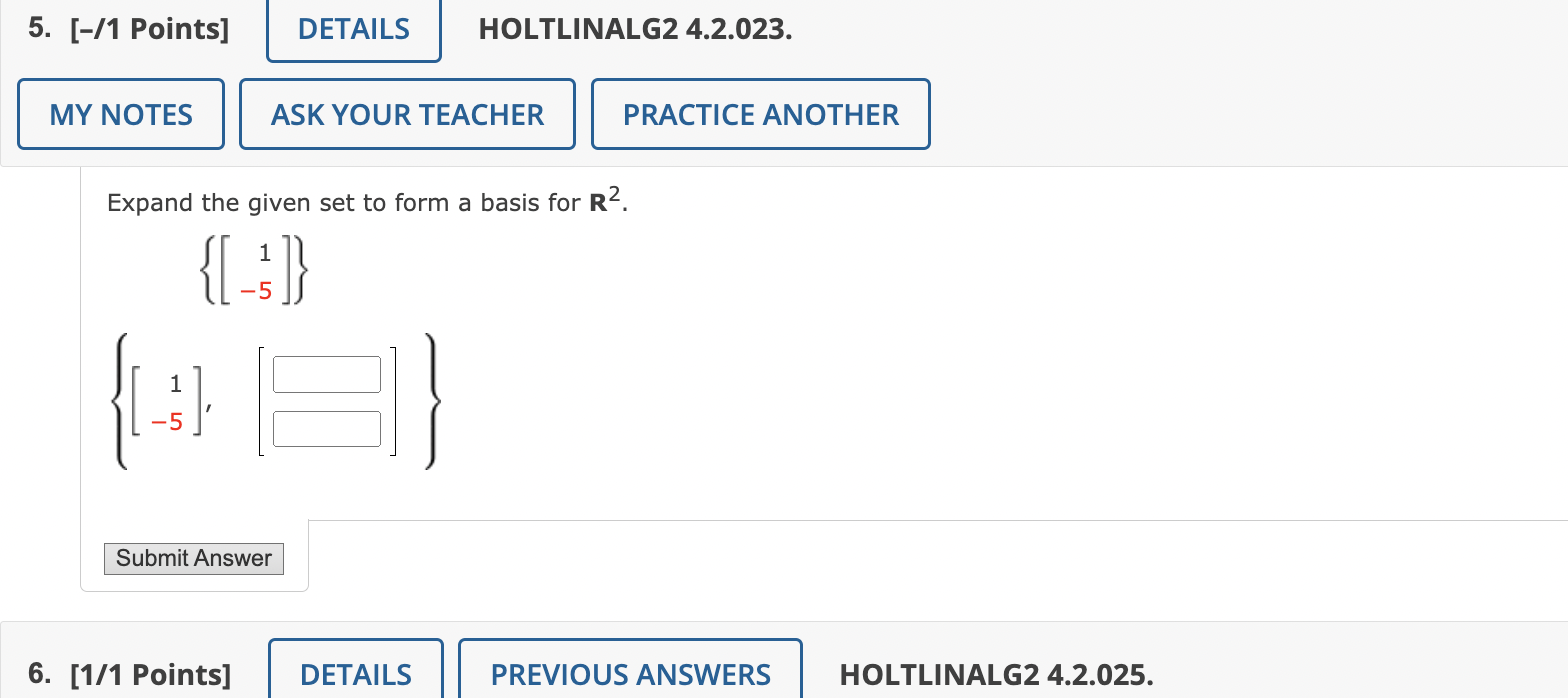 Solved Find a basis for the given subspace by deleting | Chegg.com