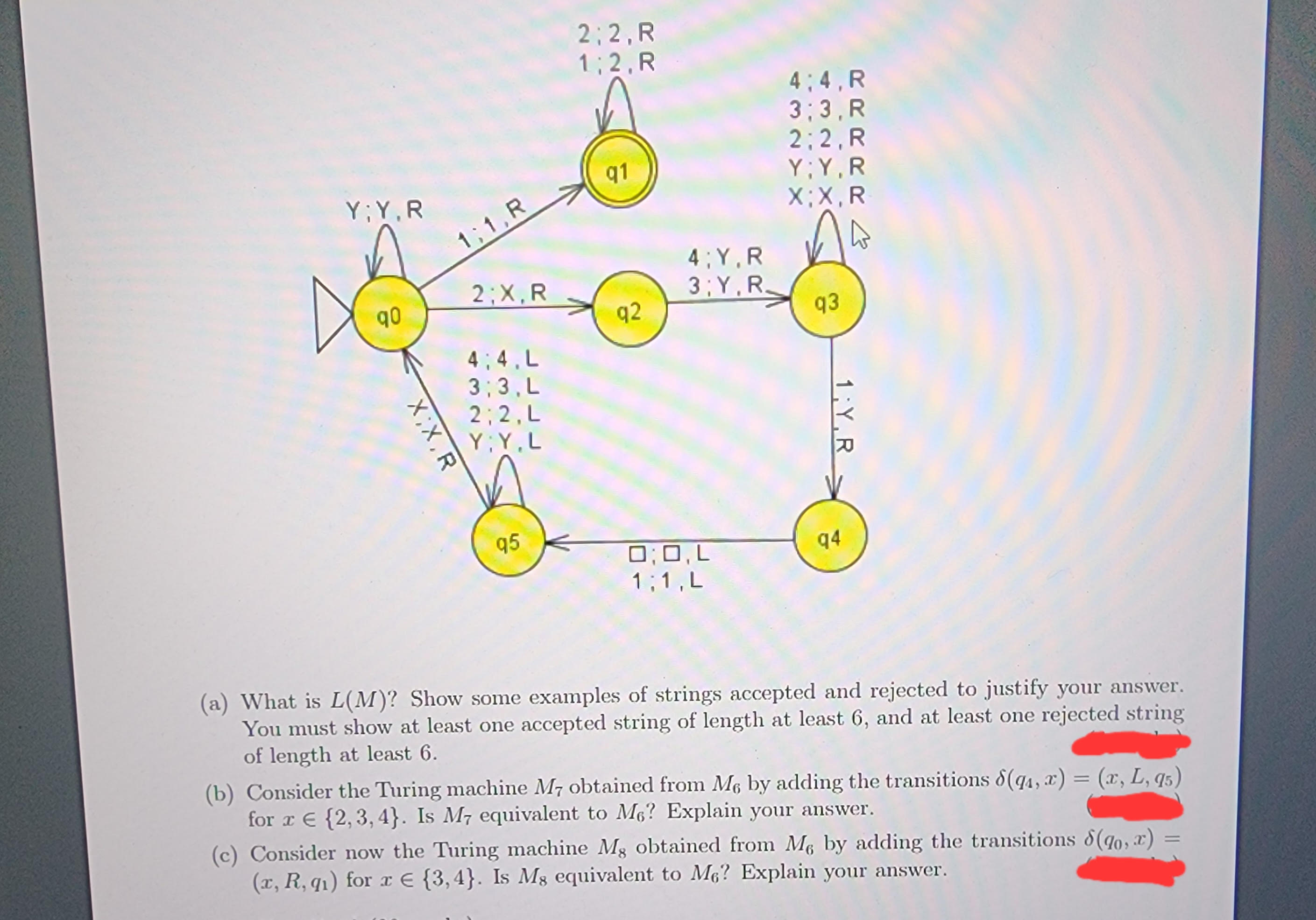 Solved answer this including step by step solution Turing | Chegg.com