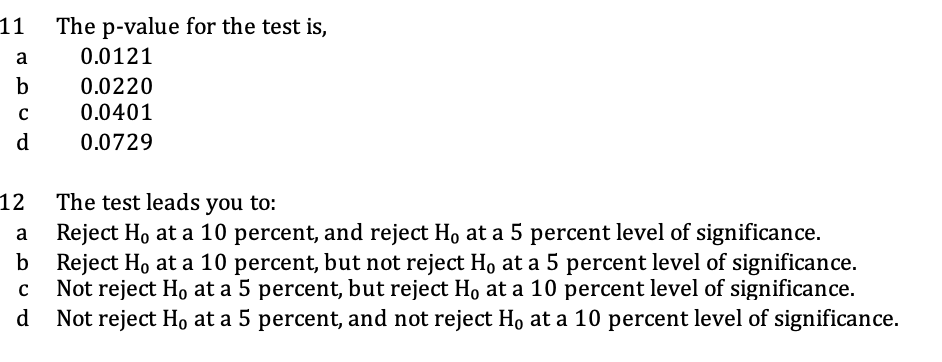 Solved Consider the following hypothesis test. | Chegg.com
