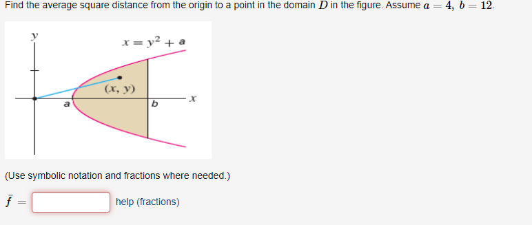 Solved Find the average square distance from the origin to a | Chegg.com