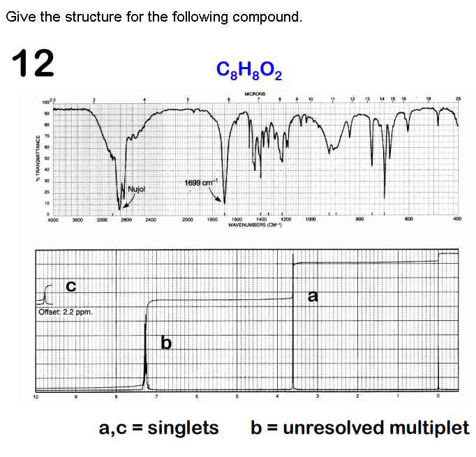 Solved Give the structure for the following compound. 12 | Chegg.com