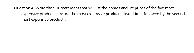 Solved Capitalize keywords in your SQL statements Do not | Chegg.com
