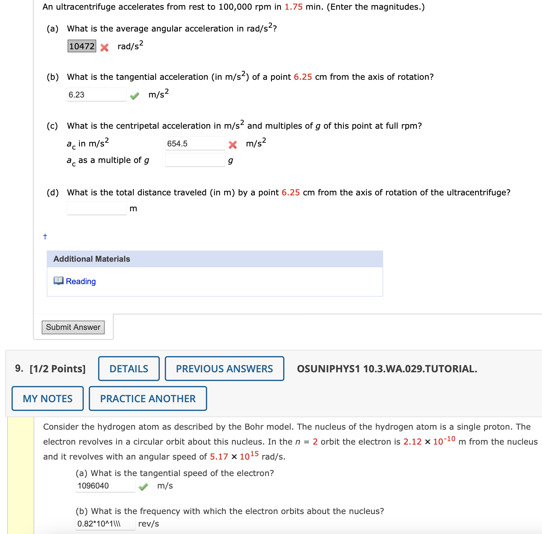 Solved (a) What is the average angular acceleration in | Chegg.com