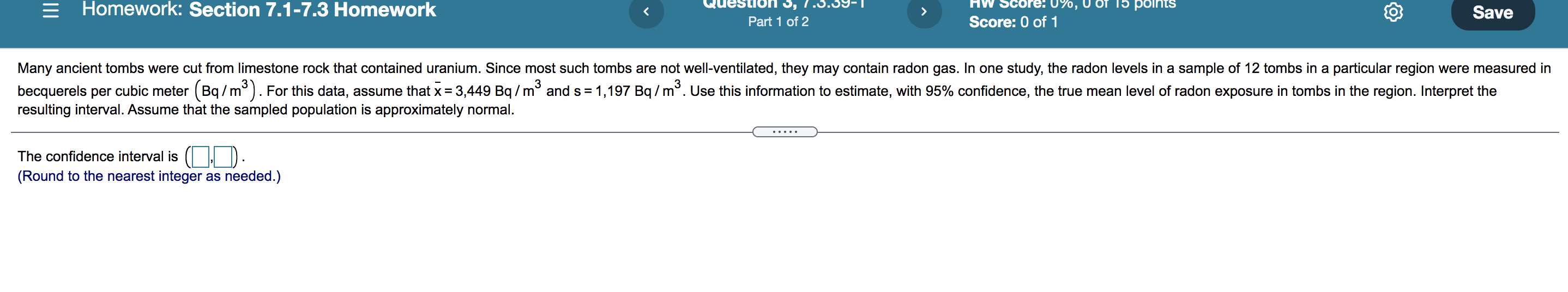 Solved Homework Section 7 1 7 3 Homework Question 1