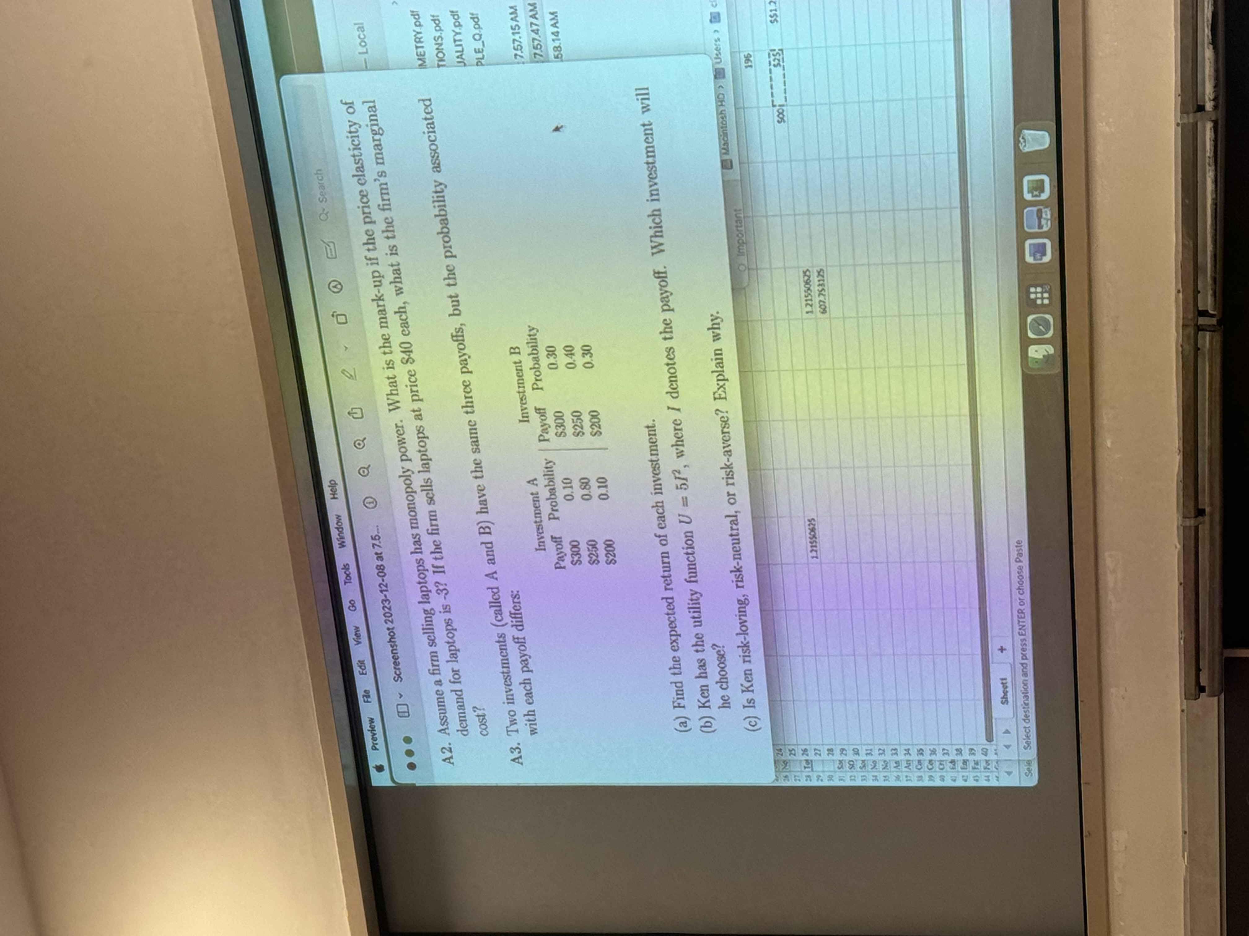 Solved Previow Fle Edit View G0 Tools Window Help (1) - | Chegg.com