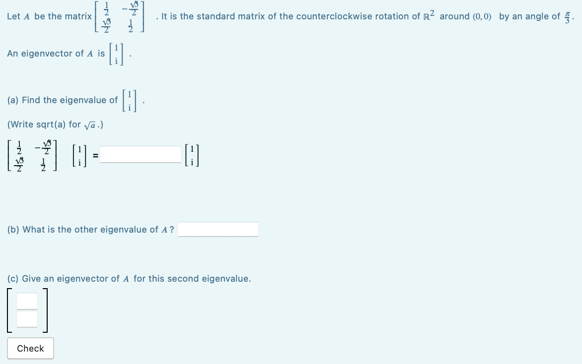 Solved Let A be the matrix [2123−2321]. It is the standard | Chegg.com