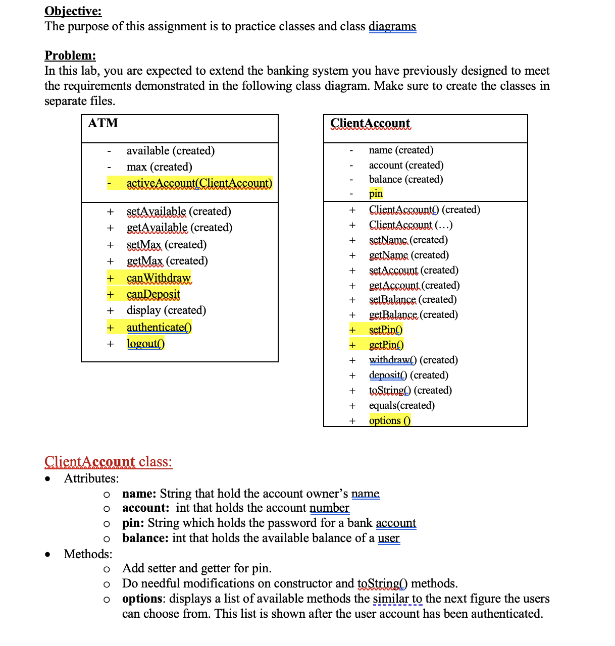 Solved Objective: The purpose of this assignment is to | Chegg.com
