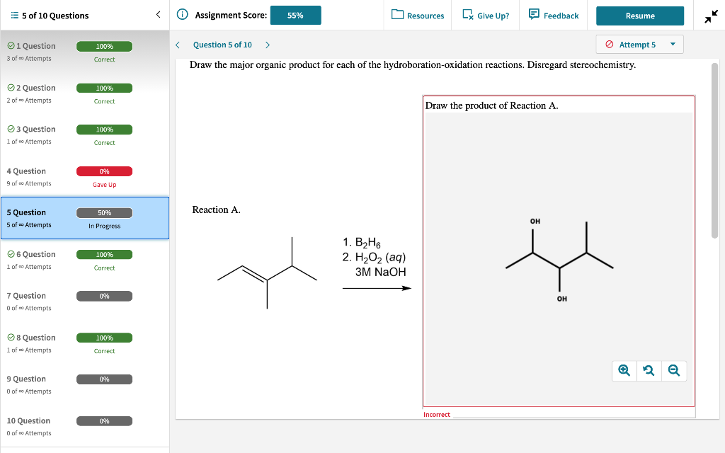 Predict The Oxidation Product Of Treating The Given Alkene With A ...